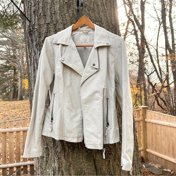 Max Studio | Jackets & Coats | Max Studio Faux Leather Blazer Jacket ...